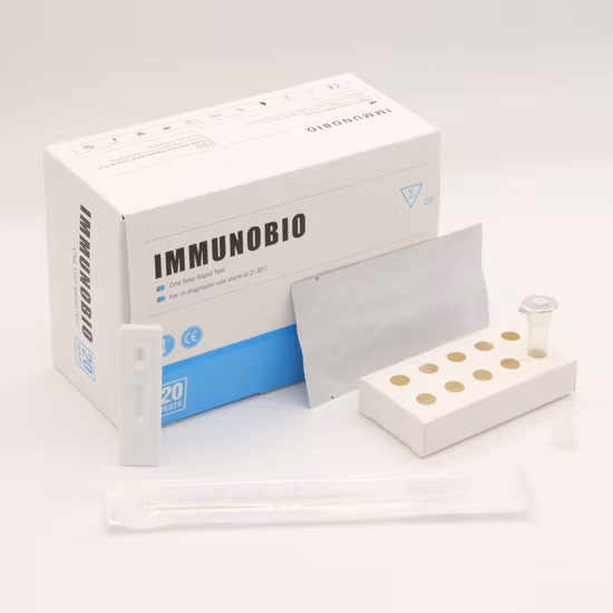 Pei/Bfarm Immunobio Coil Self Test Antigen Test Kit Antigen Test Saliva ...